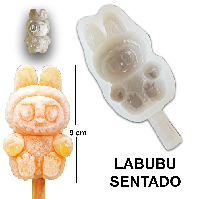 Molde de LABUBU SENTADO 90mm - MD2PCBU :: ISERIQ
