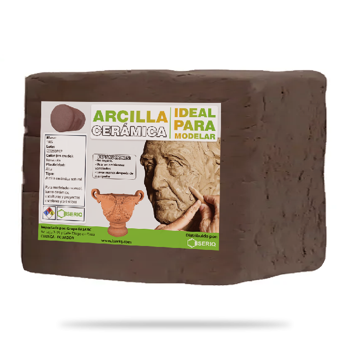 1 KG Arcilla Cerámica Para Modelado y Esculpido :: ISERIQ