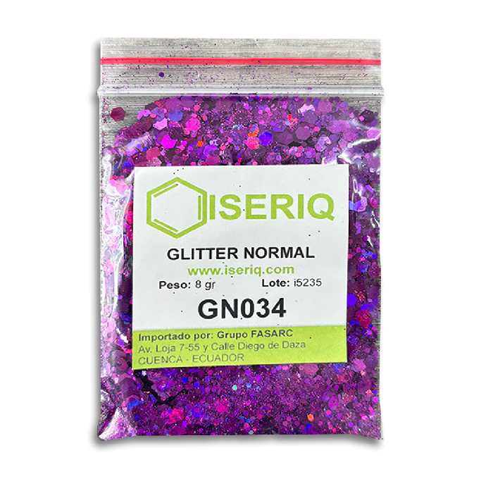 GLITTER NORMAL MORADO - GN034 :: ISERIQ