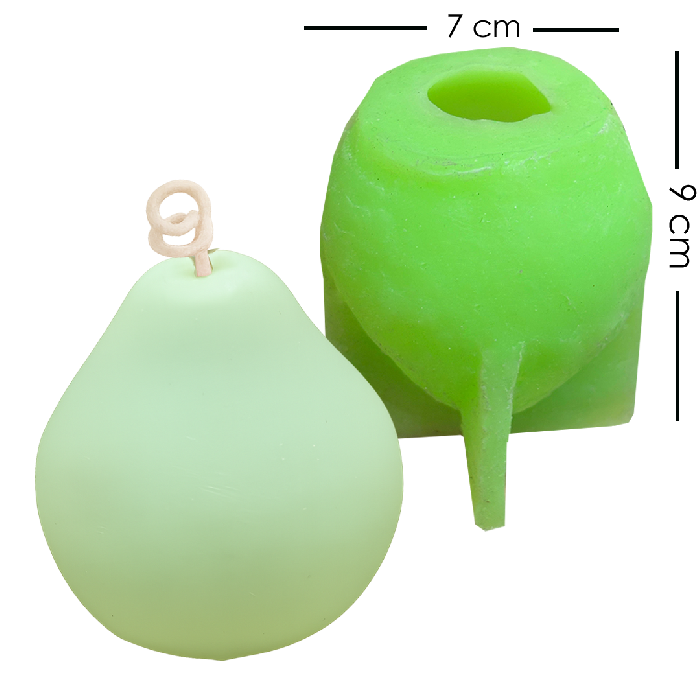 Molde de Pera Realista 90*70mm - MSPR27 :: ISERIQ